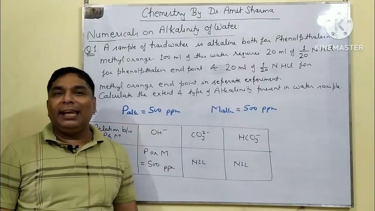 NUMERICALS ON ALKALINITY OF WATER PART-2 - YouTube