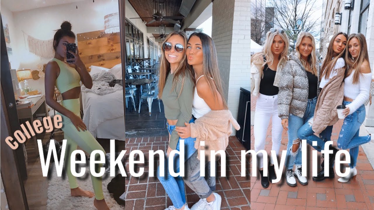 Fun College Weekend in my Life!! - YouTube