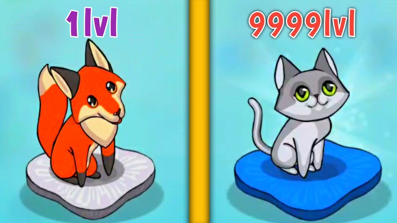 Merge Cute Animals! MAX LEVEL ANIMALS EVOLUTION! 9999+ Leve Merge Cute ...