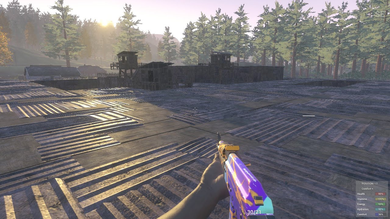 H1Z1 - Big Base Design - Lone Pine 4 tamper - YouTube