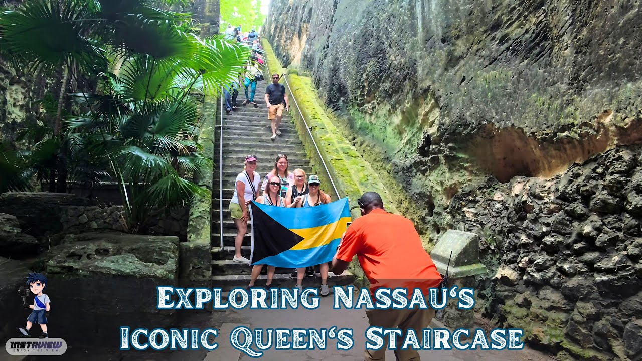 Queens Staircase Nassau Bahamas 8K - YouTube