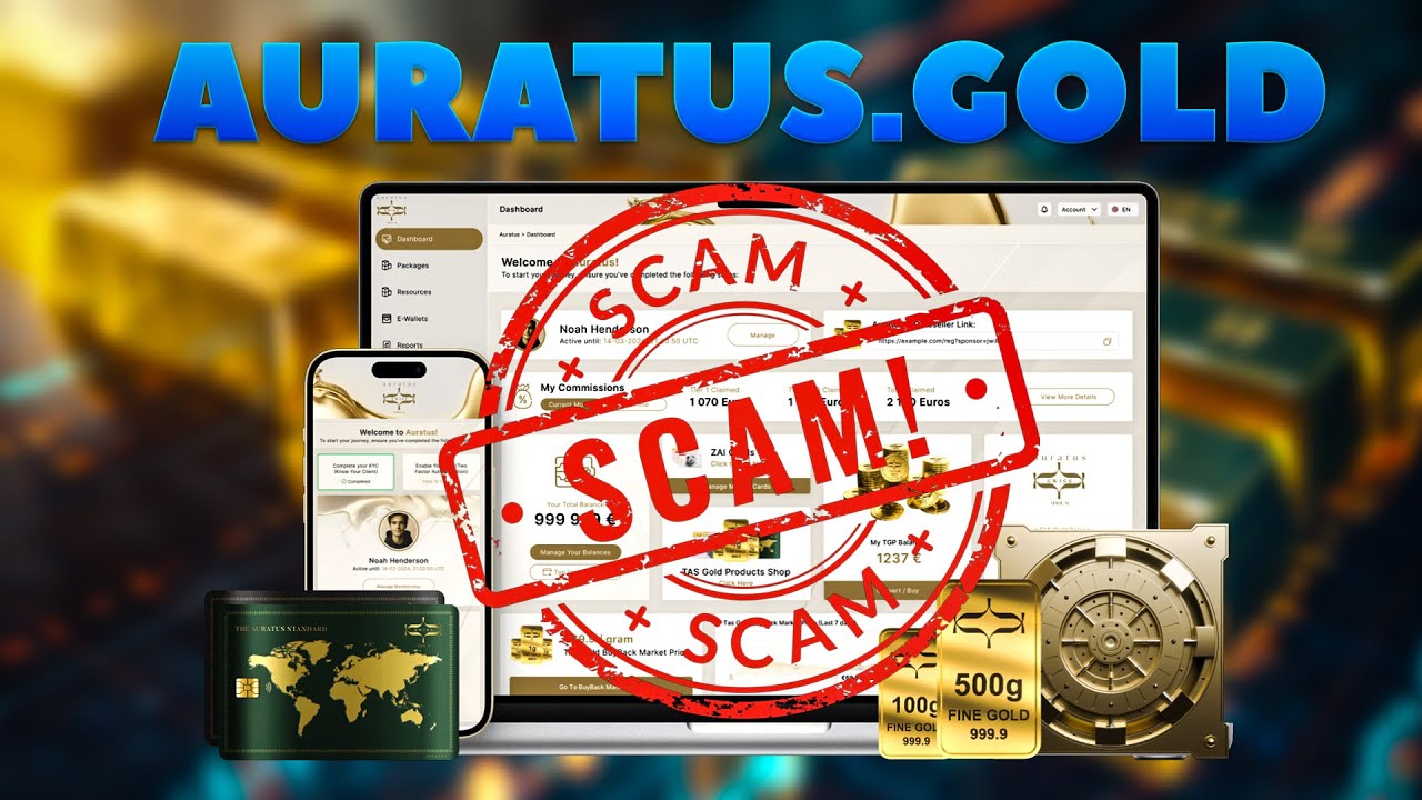 Auratus.Gold Review | Another Ponzi Scheme or Legit? - YouTube