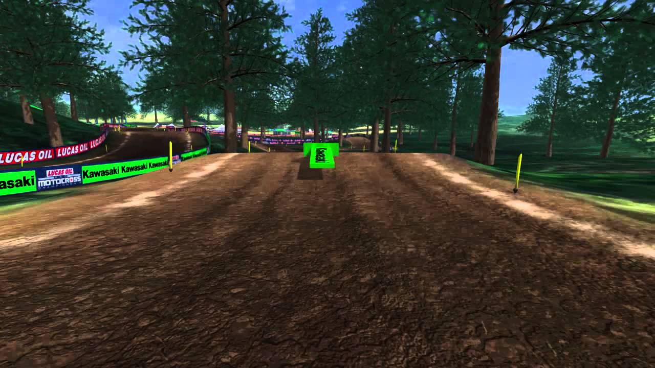 Washougal Motocross Animated Track Map: POV Cam - YouTube