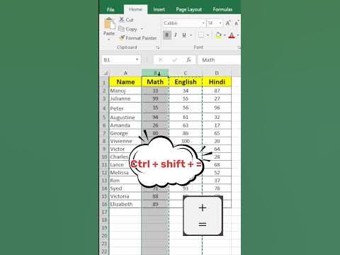 How to Move Columns in Excel - Step-by-Step Tutorial - YouTube