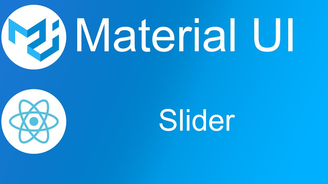 Material UI Slider YouTube Material UI Slider YouTube