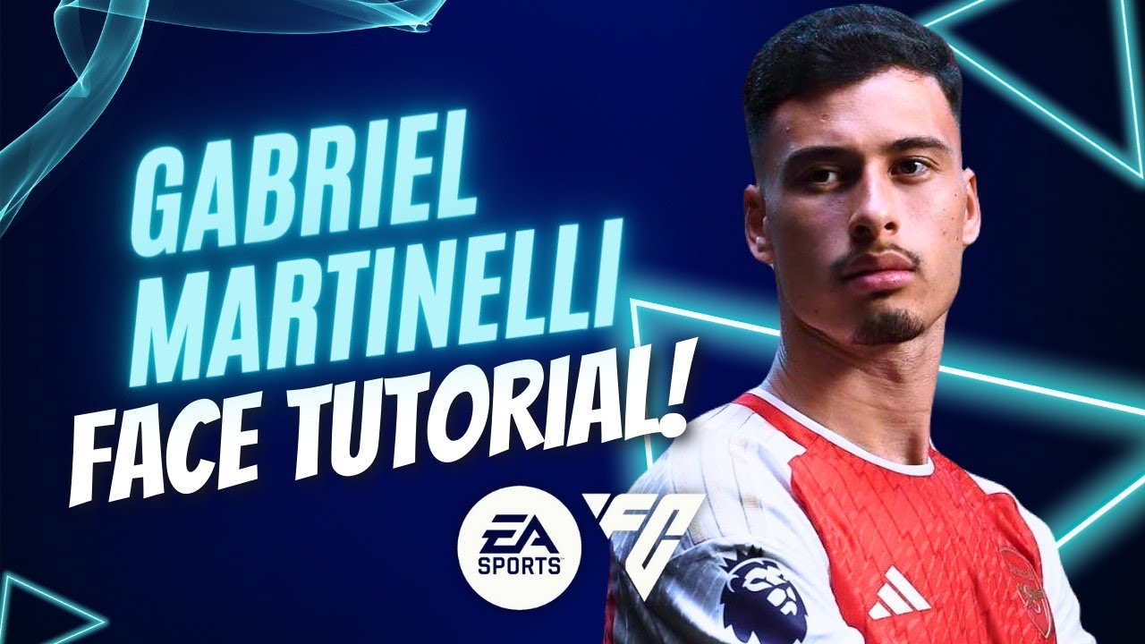 How to create GABRIEL MARTINELLI in EA FC24 - YouTube