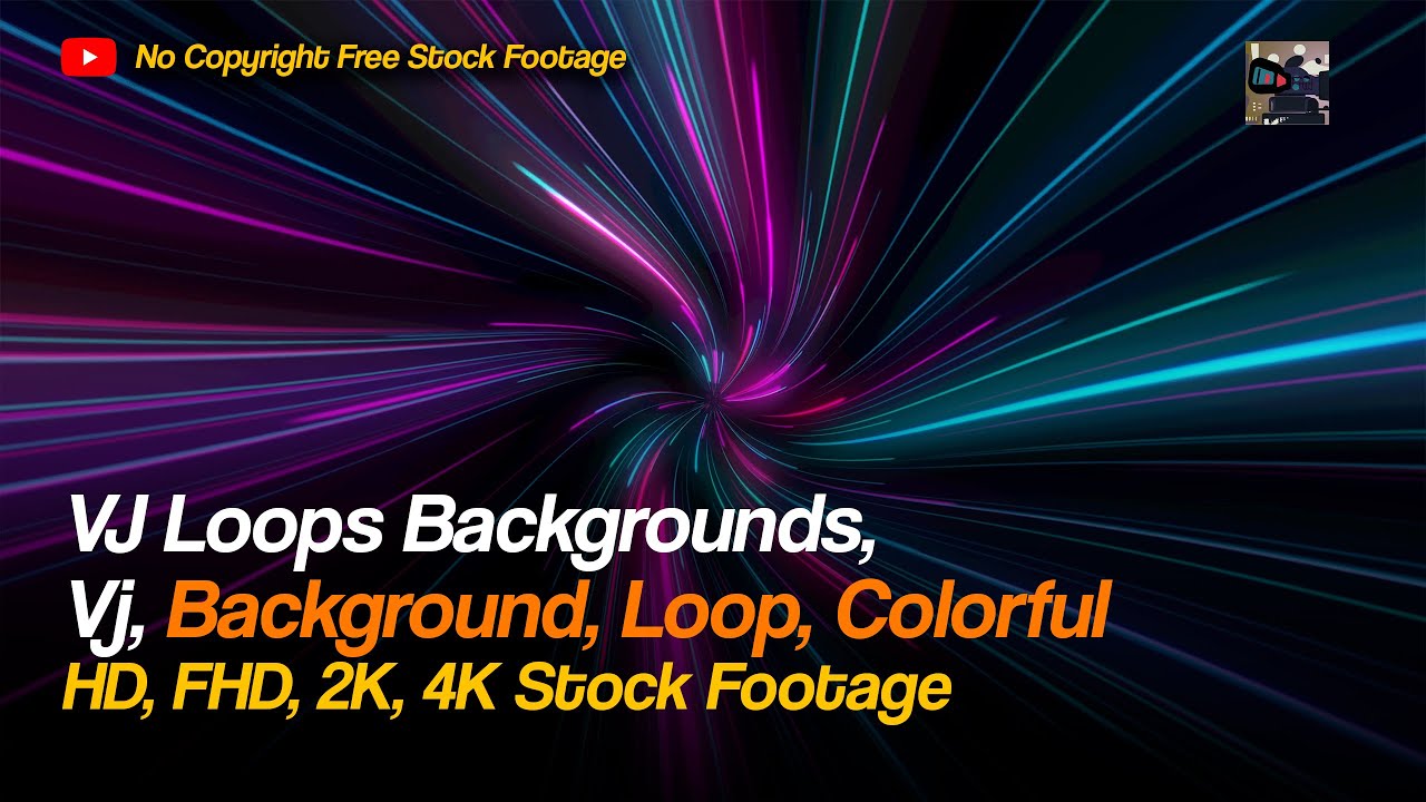 VJ Loops Backgrounds, Vj, Background, Loop, Colorful 4K Stock Footage ...