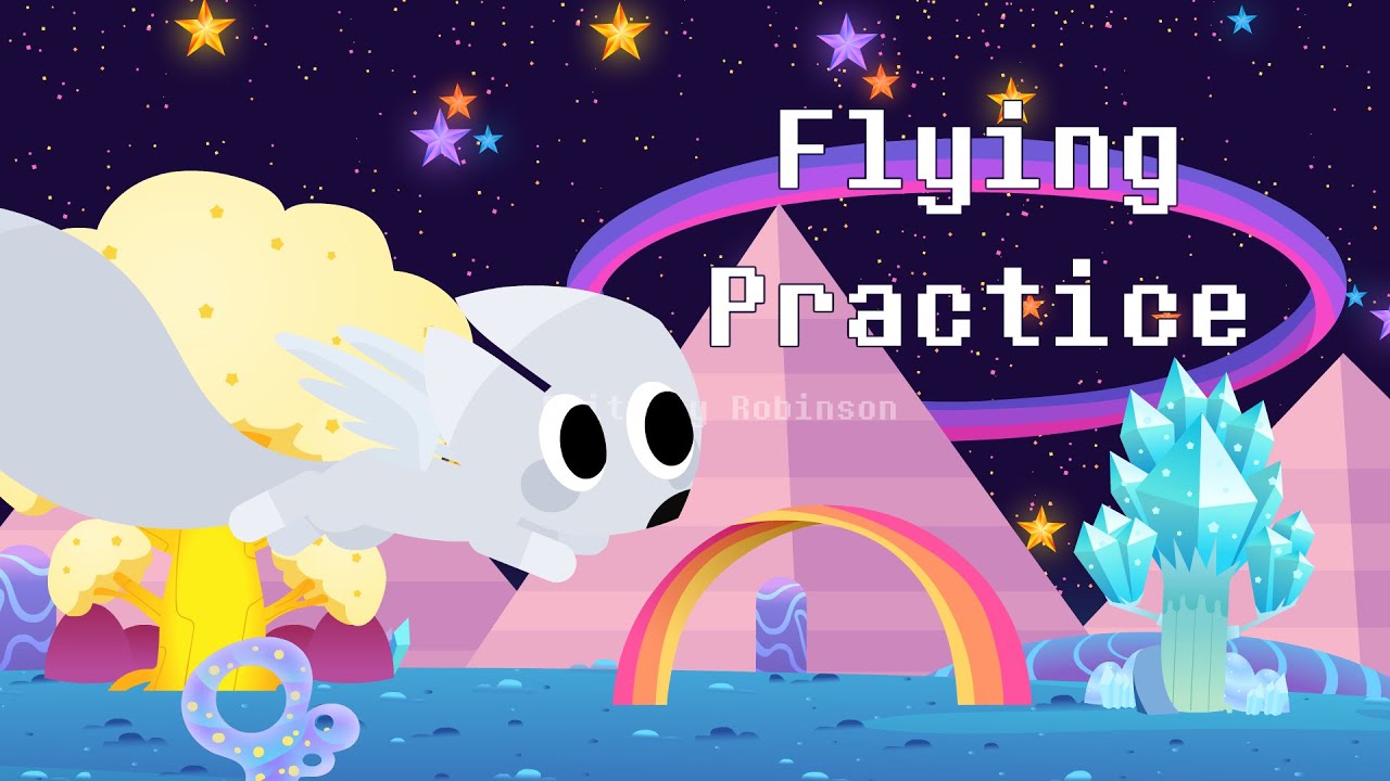 🦊Flying Practice🦊🪽(Short Animation) - YouTube