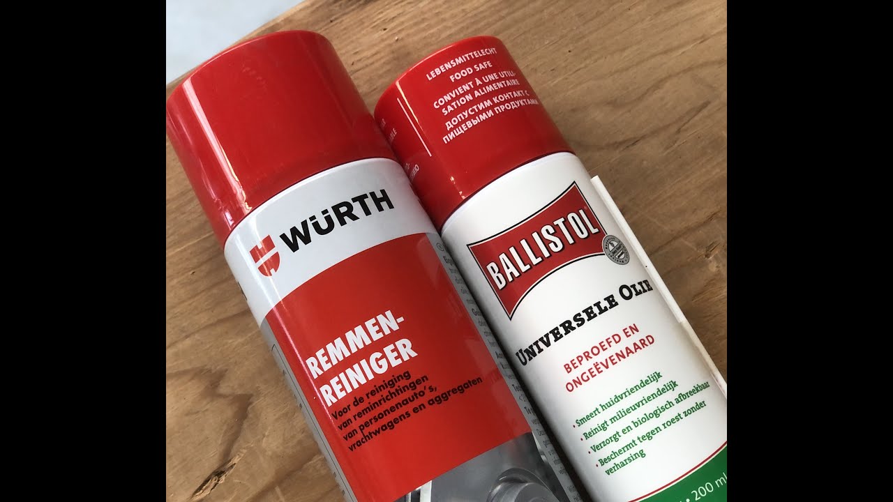 How to - Remmenreiniger of Ballistol gebruiken - Mourits Tools ...