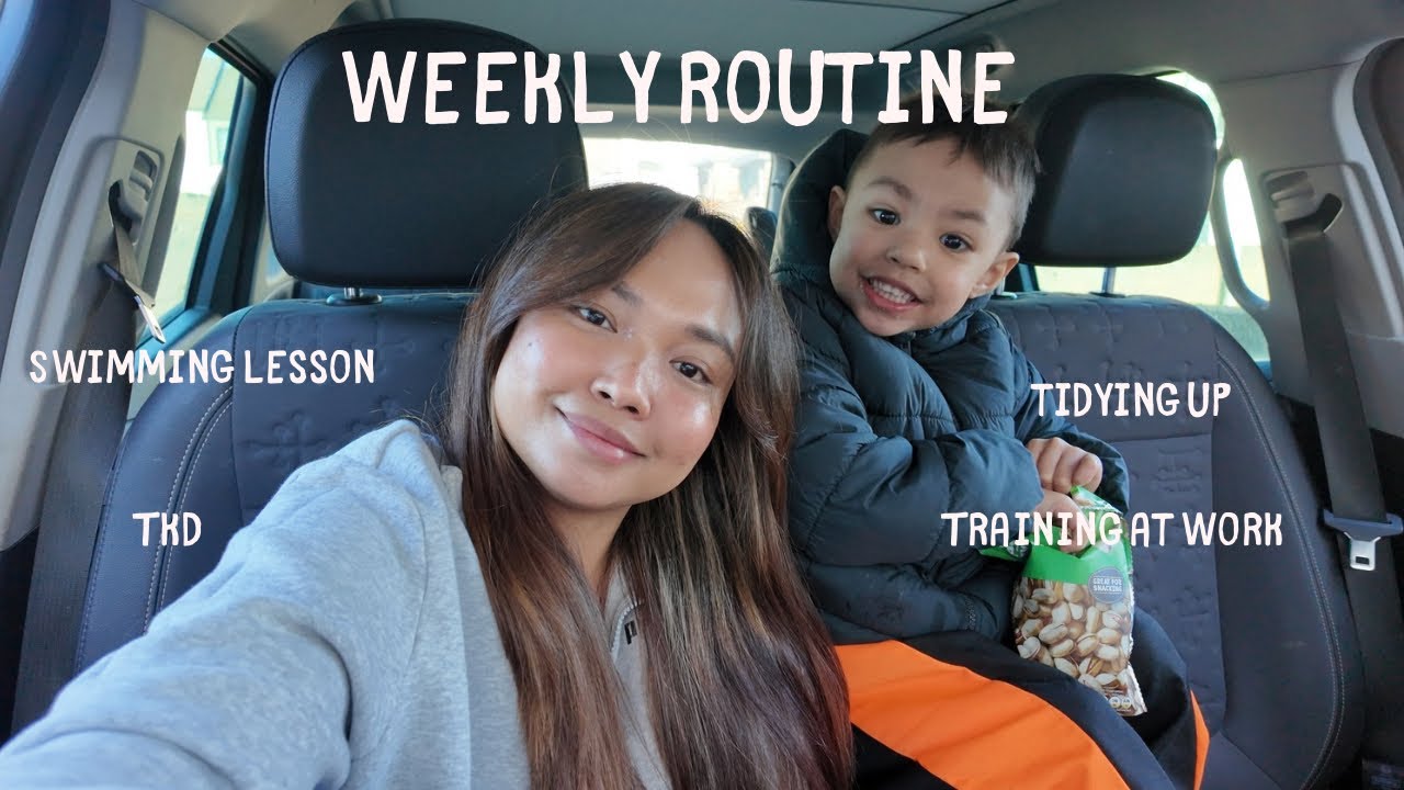 Our normal weekly routine | work training & Alba’s clubs | day in our ...
