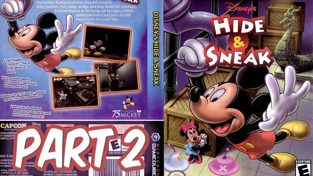 Disney's HIDE & SNEAK Starring MICKEY MOUSE PART 2 - Epic Lu Lu (Game ...