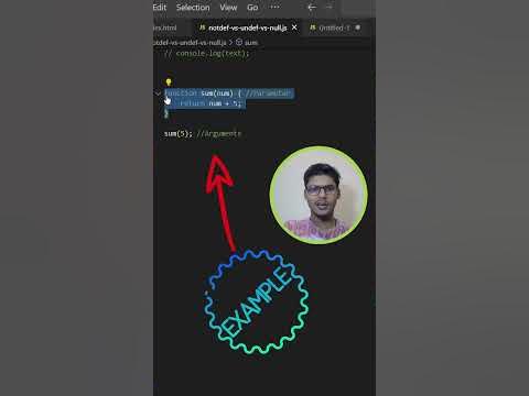 Part 11 | Difference between parameter and argument #javascript #shorts #viralshorts 🔥 😉 - YouTube