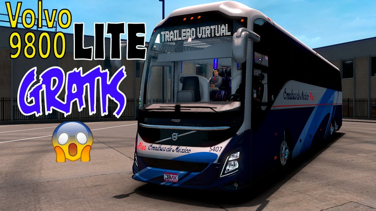 Volvo 9800 Lite DBMX ATS 1.37 y 1.38│Mod de autobuses para American ...