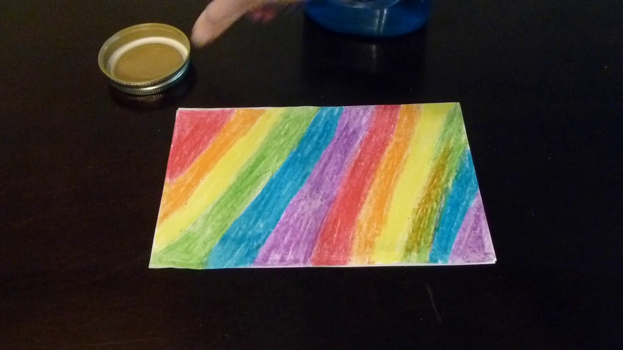 Craft of the Day: DYI Rainbow Scratch Art - YouTube