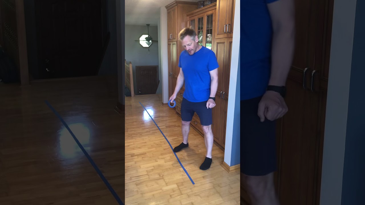 Crossover Side Stepping Activity for Distance Learners - YouTube