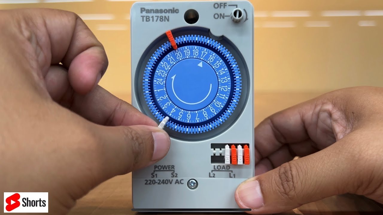 การตั้งเวลา Timer Switch Panasonic TB178NE5T - YouTube