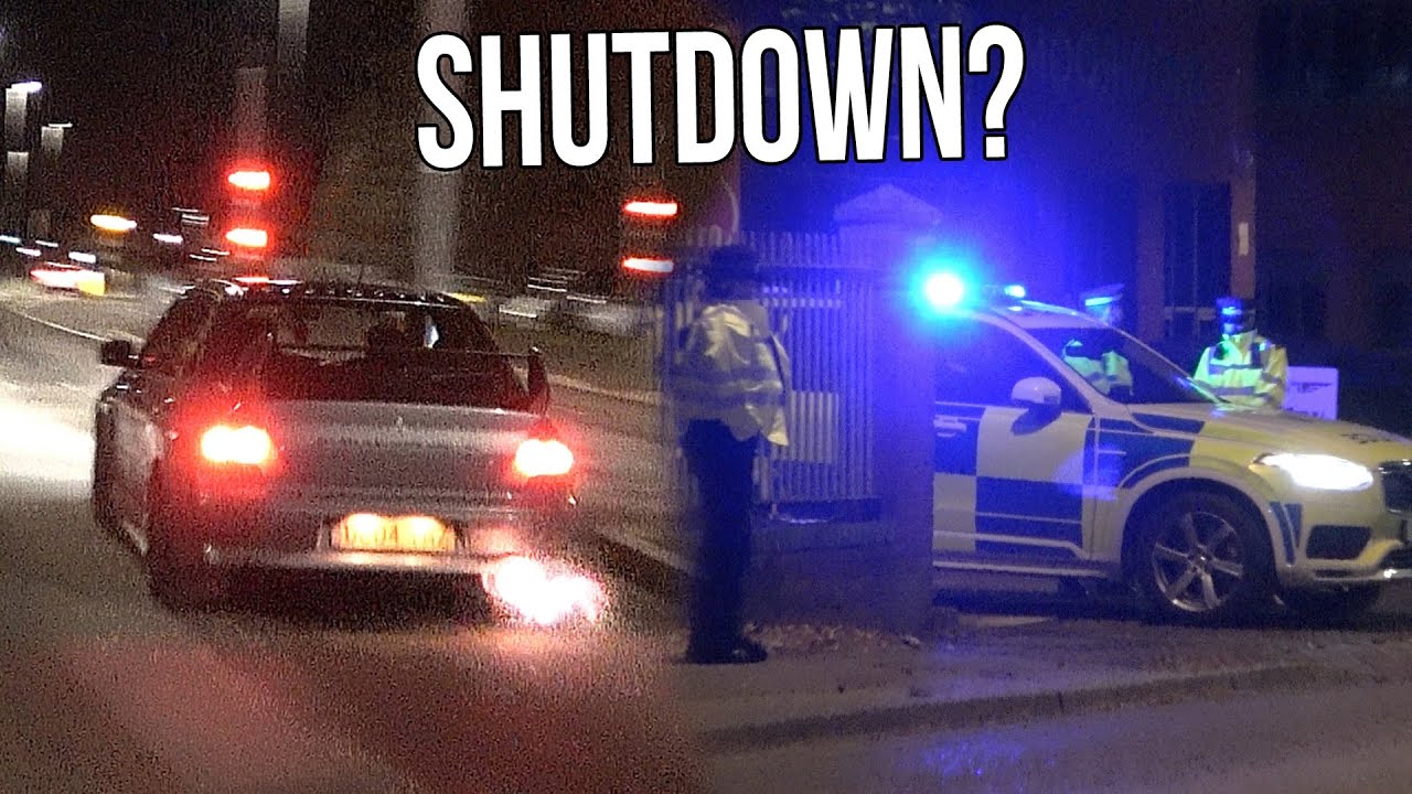 6 POLICE Cars Show Up To Car Meet! - Modified Cars Leaving A Car Meet ...