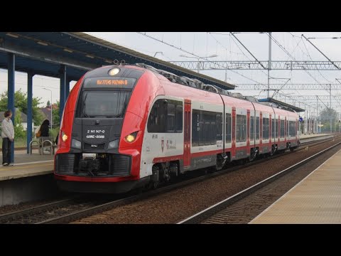 Wjazd I odjazd 48WE-008 jako KW na stacji Kościan + miły maszynista ...