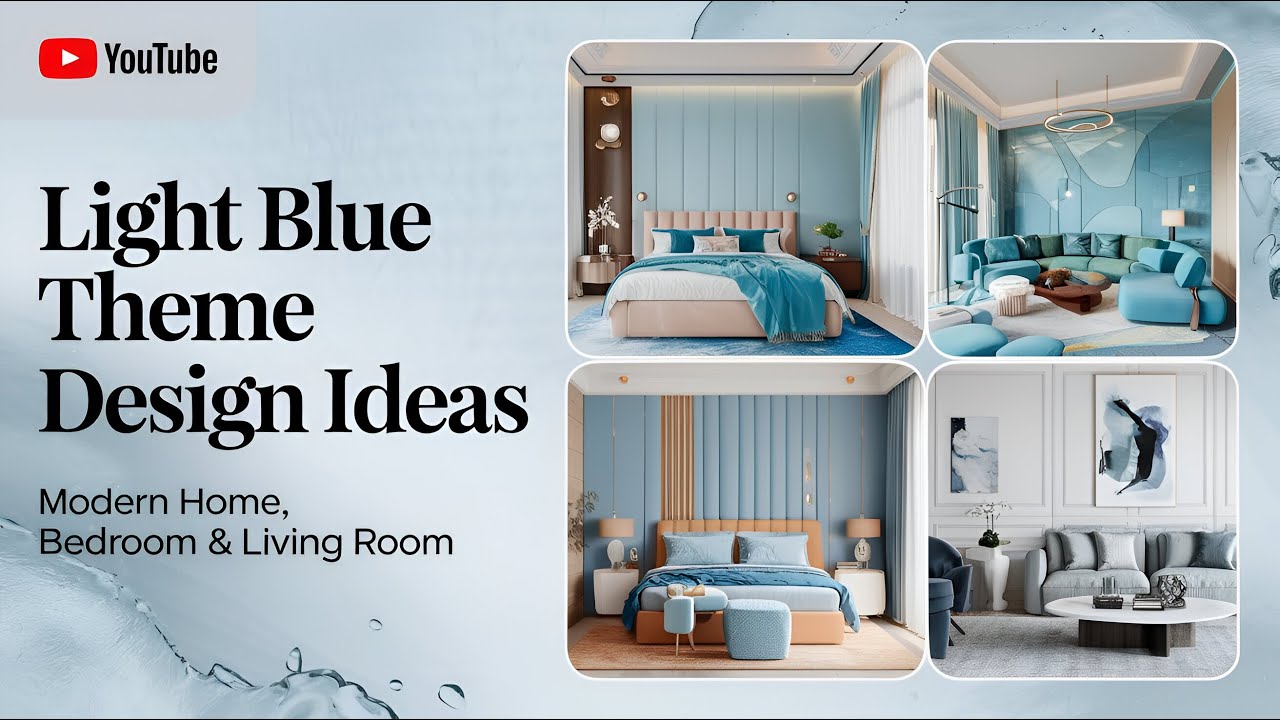 House Design Idea Modern Light Blue Theme for Your Dream House, Bedroom ...