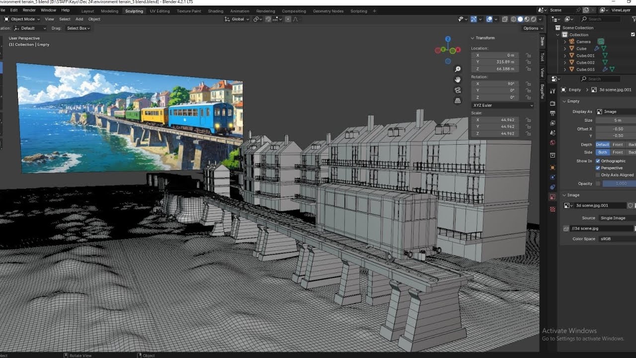 From Zero to Hero | How To Model 3D Environment in Blender - YouTube