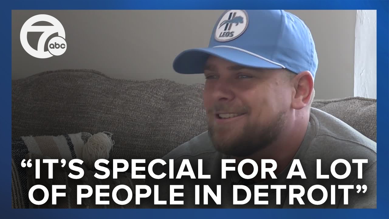 Detroit Lions fan who cried tears of joy after playoff win speaks on ...