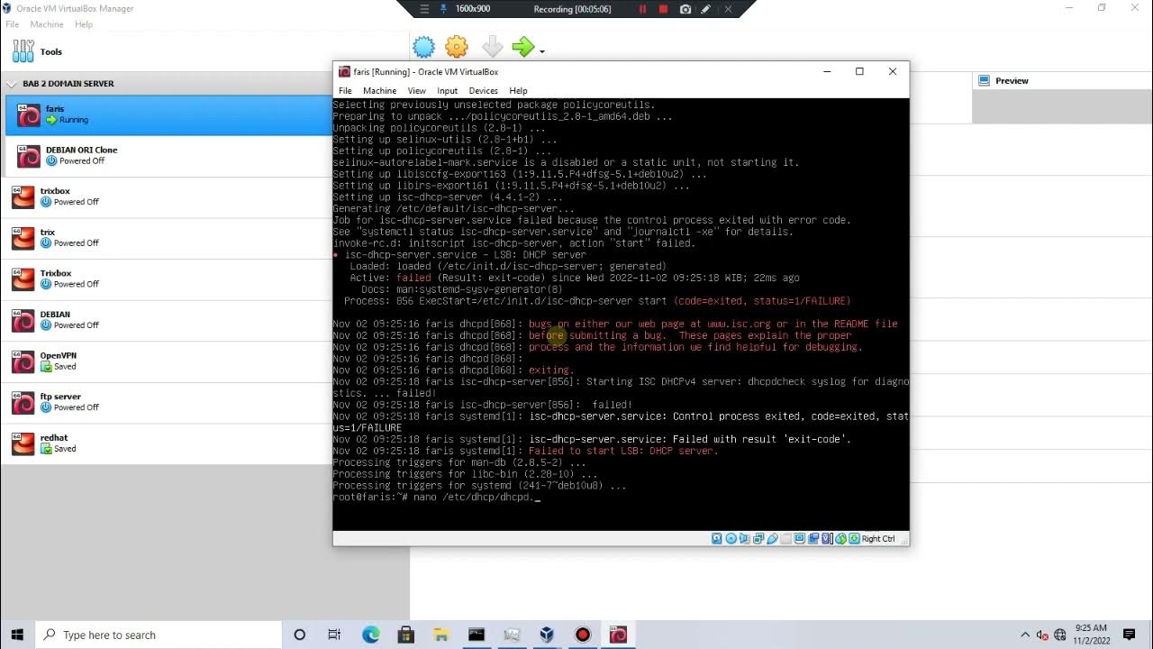 Cara Instalasi Dan Konfigurasi DHCP SERVER Pada Debian 10 Di VirtualBox - YouTube