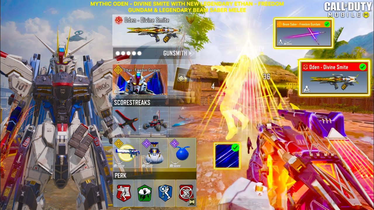 Mythic Oden is unstoppable with New Legendary Ethan Freedom Gundam to ...