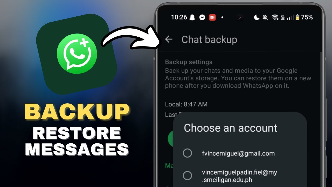 How To Backup and Restore WhatsApp Messages On Android - Step By Step ...