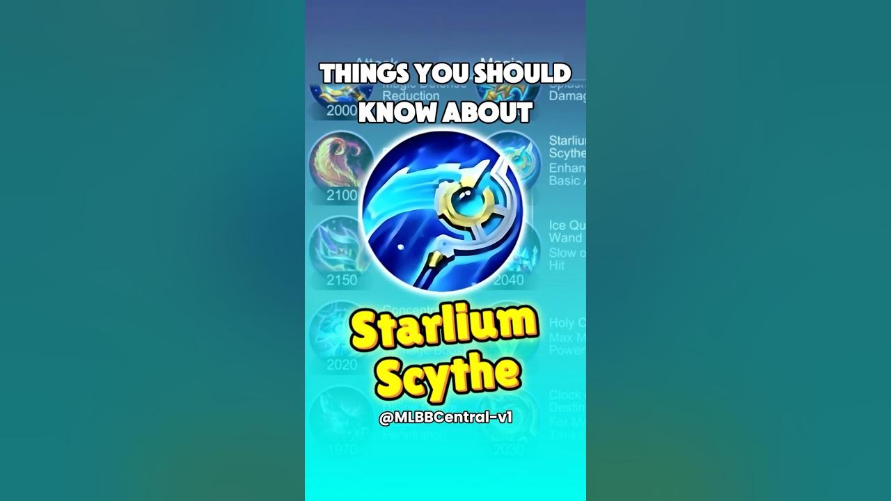 Things You Should Know About Starlium Scythe | MLBB Item Guide - YouTube