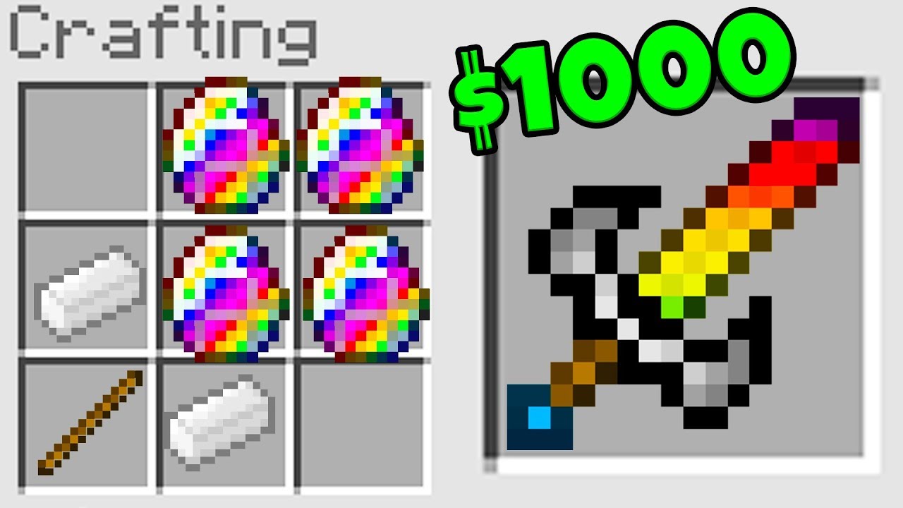 OP $1000 SWORD IN MINECRAFT * NO MODS* (OVERPOWERED PRISONS ...