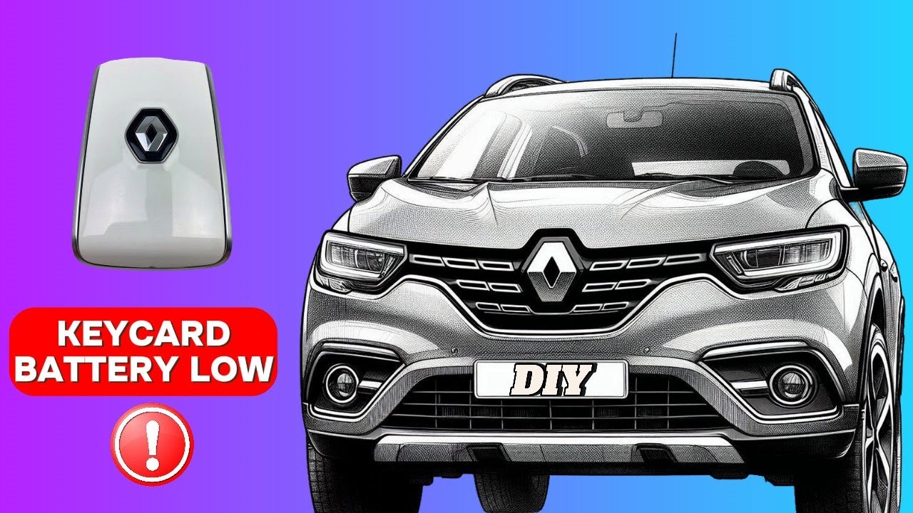 How to Change Renault Key Battery - YouTube