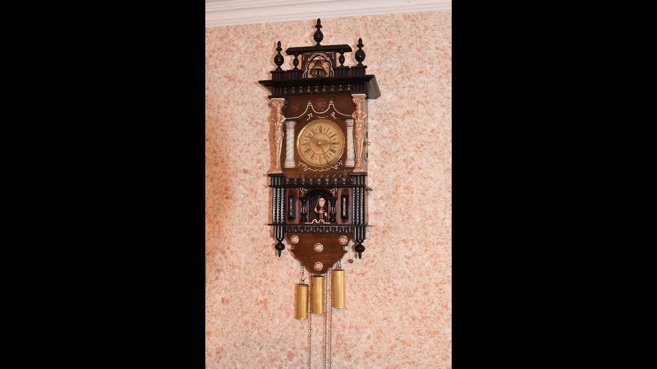 RARE Black Forest Automate Monk Clock with alarm | SALE! - YouTube