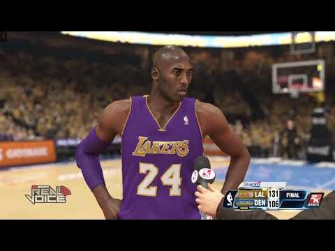 NBA 2K14 (2013) Kobe Bryant Postgame Interview (HD) - YouTube