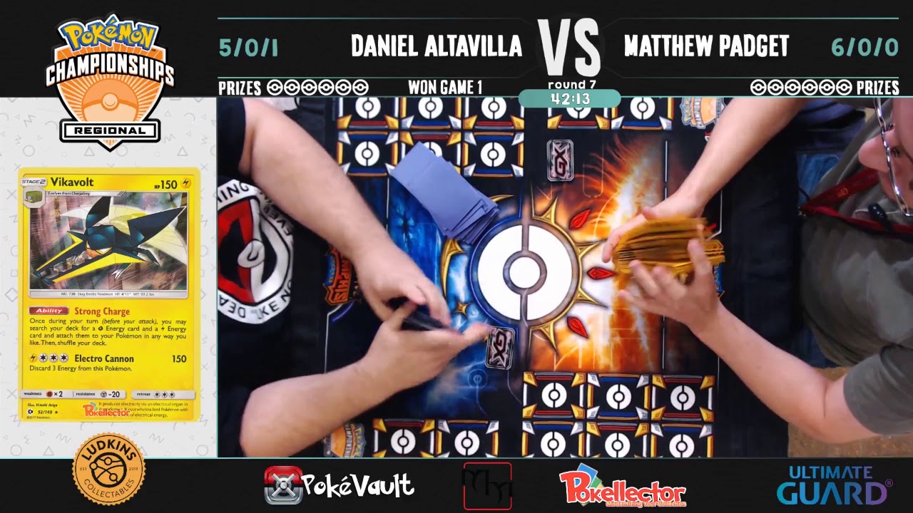 Pokemon TCG R7 - Daniel Altavilla VS Matthew Padget - Memphis Regionals ...