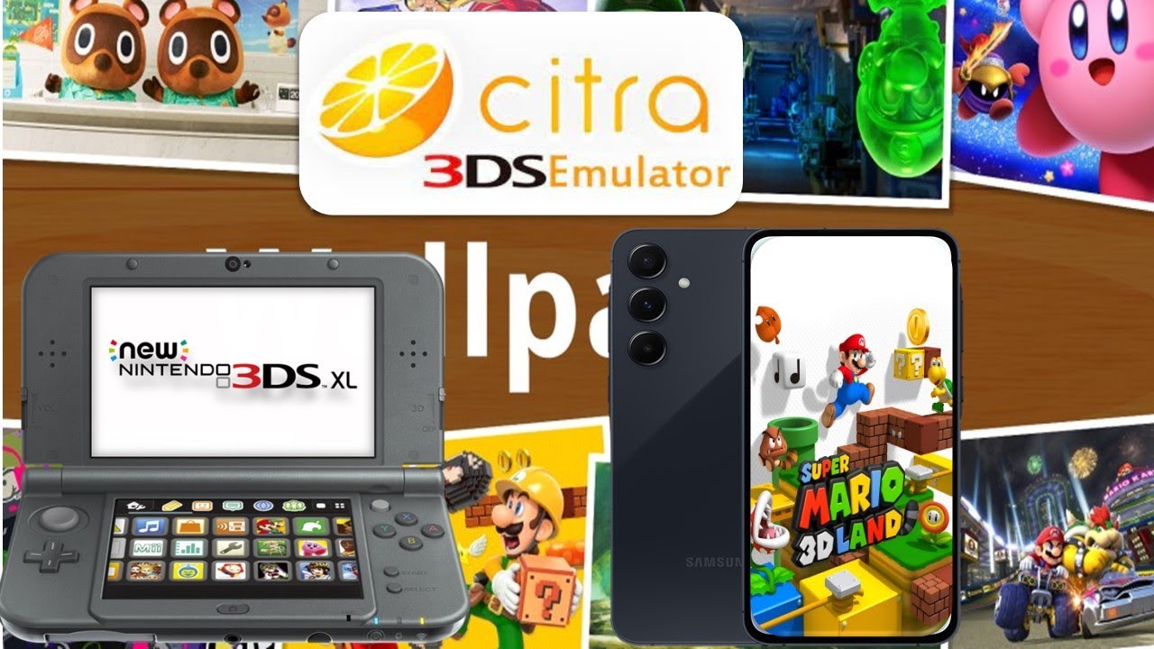 Agrega juegos de 3ds a tu telefono Movil l Con Citra Android - YouTube