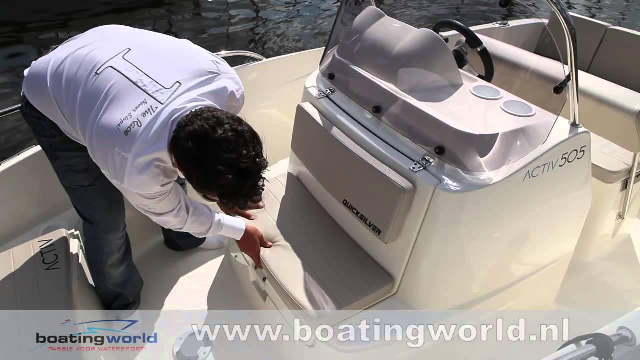 Boatingworld DEMO Quicksilver Activ 505 center console open testvaart ...