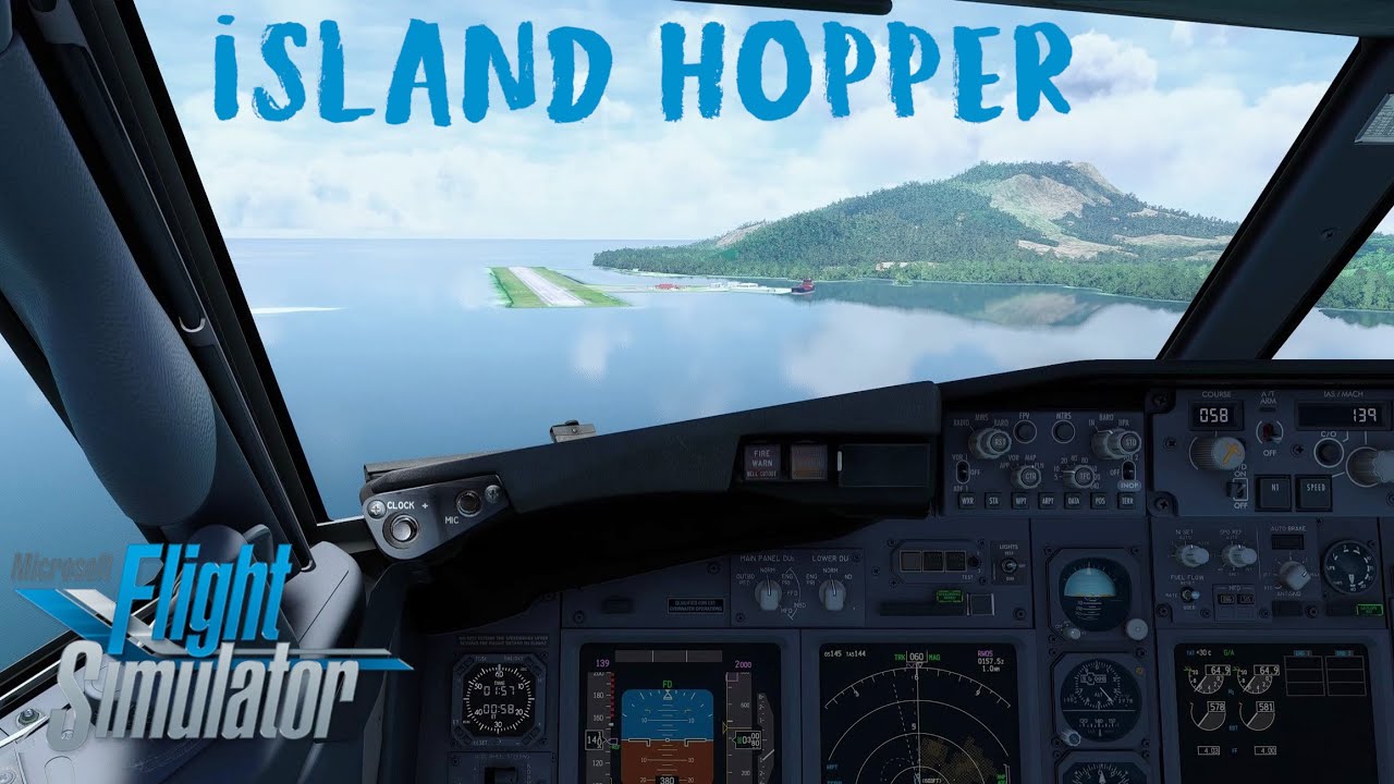 MSFS 2020 - Island hopping with United | Kwajalein to Kosrae - UA154 ...