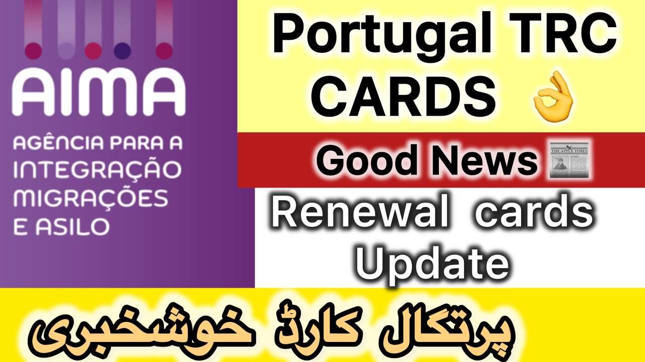 Portugal TRC CARDS Good News - Portugal Residency - YouTube