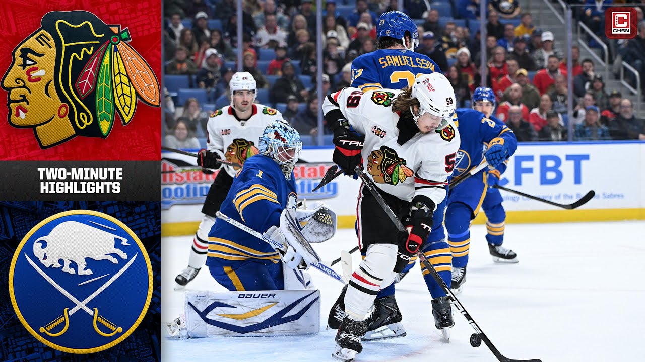 Chicago Blackhawks vs. Buffalo Sabres (11/21/25) | Game Highlights ...