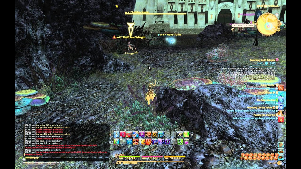 FFXIV:ARR - Shelfclaw Sahagin location - YouTube