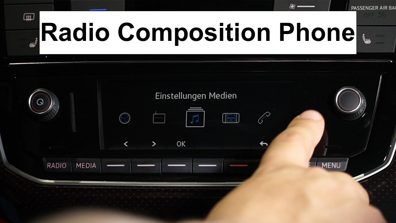 Radio Composition Phone | VW UP GTI - Ausstattungen #3 - YouTube