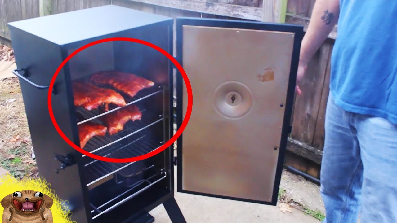 UNBOXING!! a Masterbuilt Electric Smoker and COOKING!!! - YouTube