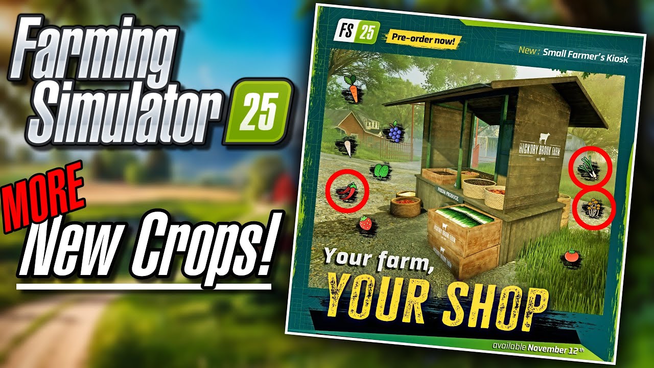 FARM SHOPS COMING TO FARM SIM 25! - YouTube