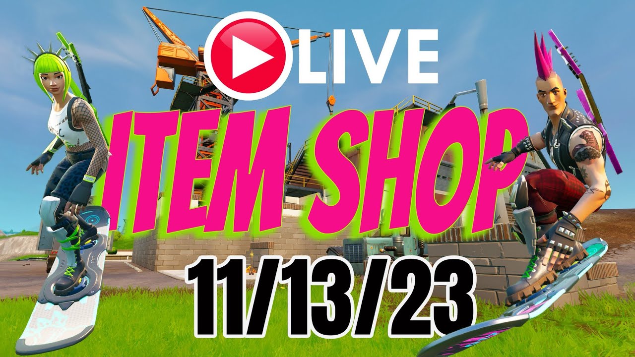 Fortnite *ACTUAL* Live Item Shop Review: 11/13/23 - YouTube