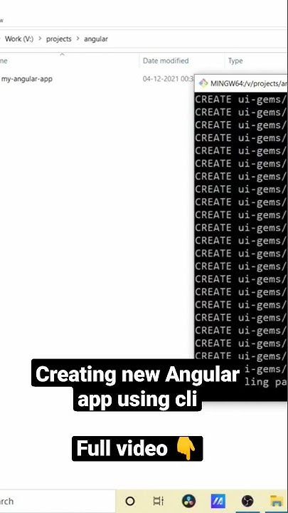 Create new Angular application using Angular-cli - YouTube