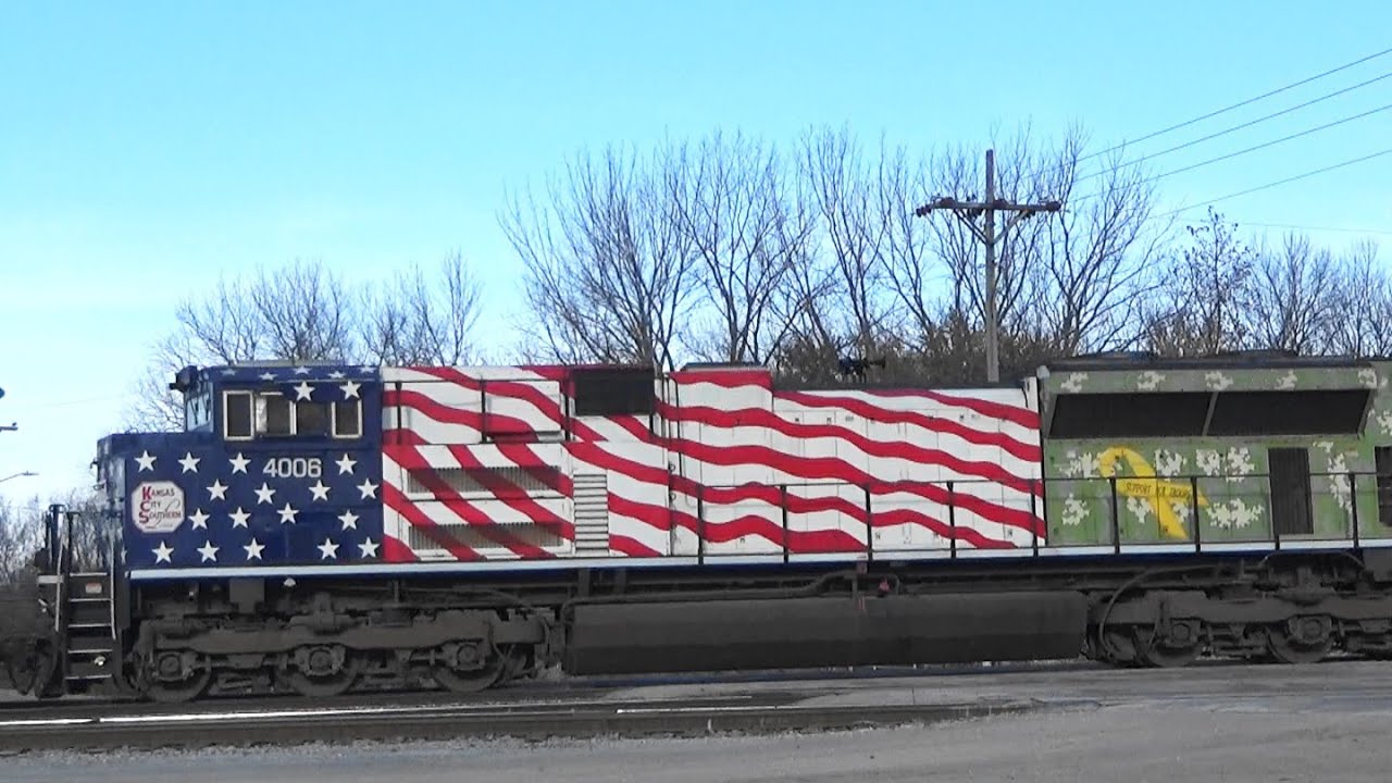 KCS 5010 w/ KCS 4006 Veterans Unit, Davenport, IA - YouTube