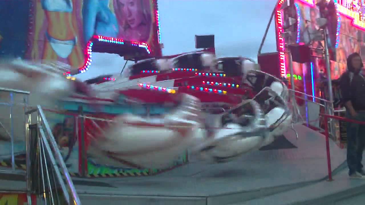 Hoppings 2015 Matterhorn ride - YouTube