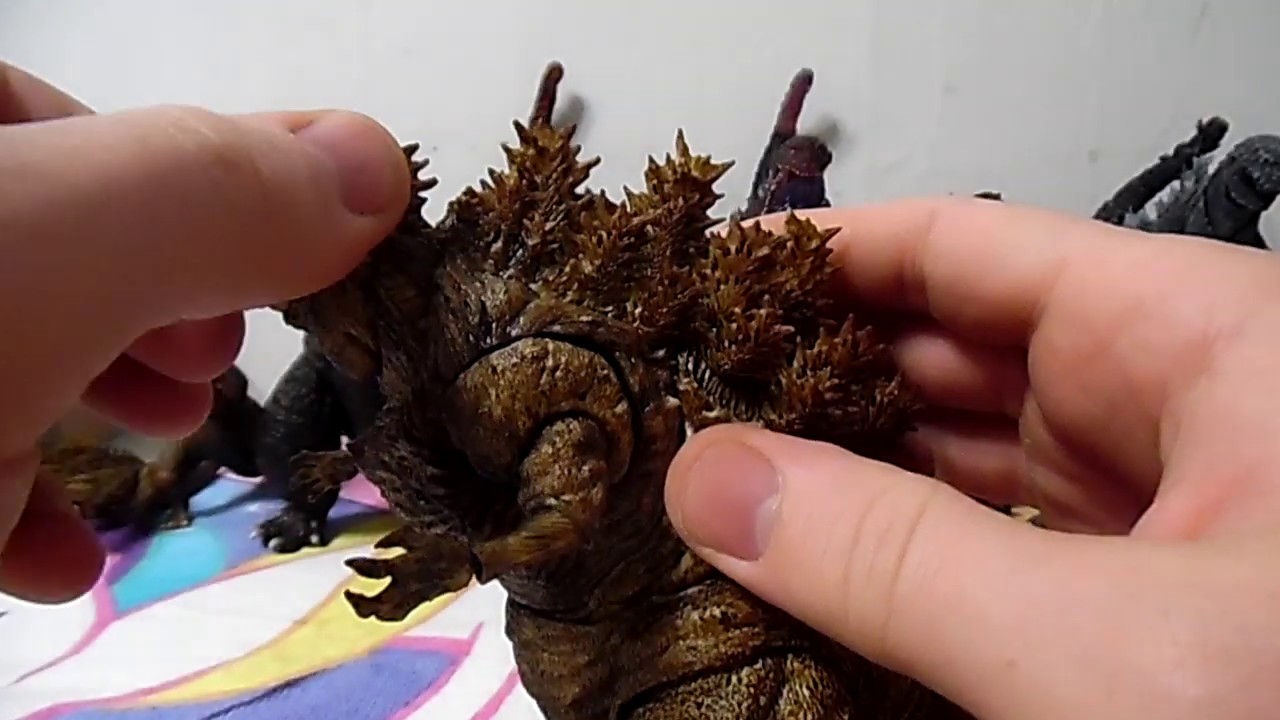 4th ASMR Godzilla figures dusting off - YouTube