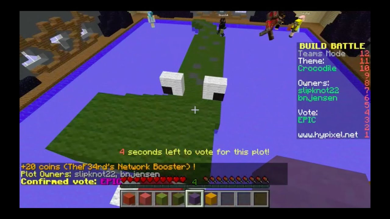 Minecraft PC - Build Battle - Derpy Crocodile! (26) - IMPORTANT NOTICE ...