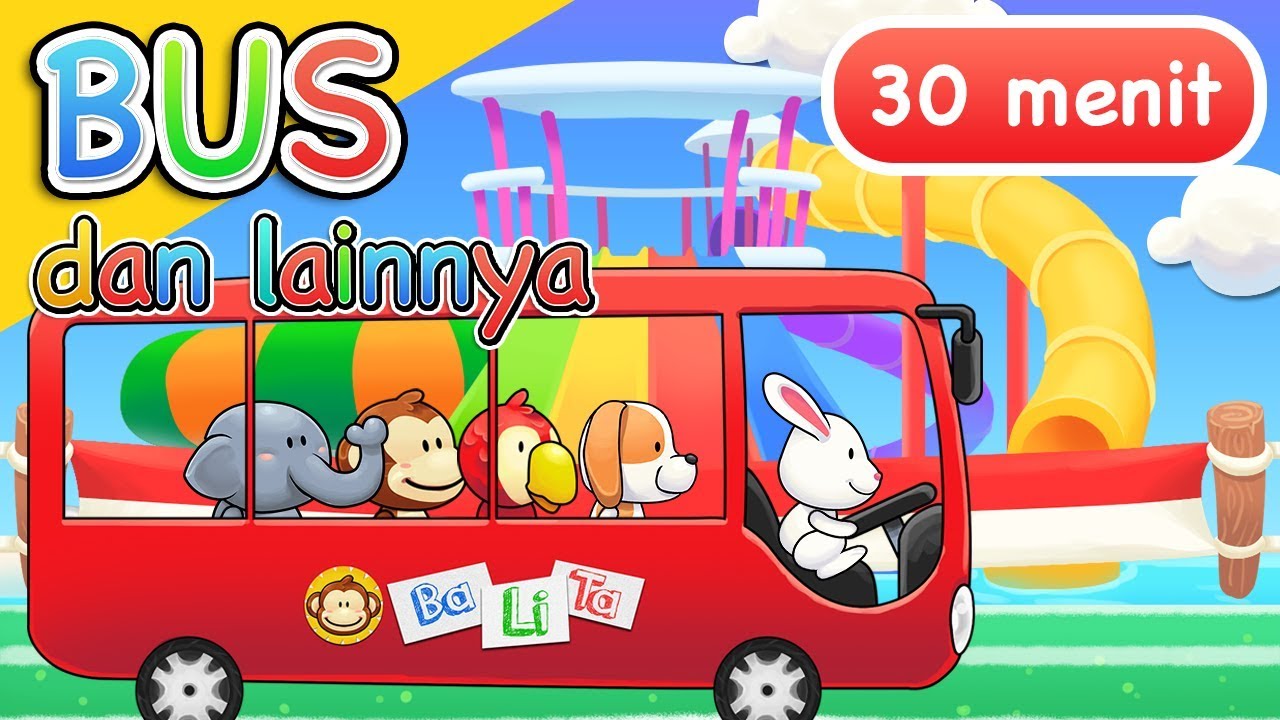 Lagu Anak Anak | Bus dan Lainnya | 30 Menit - YouTube